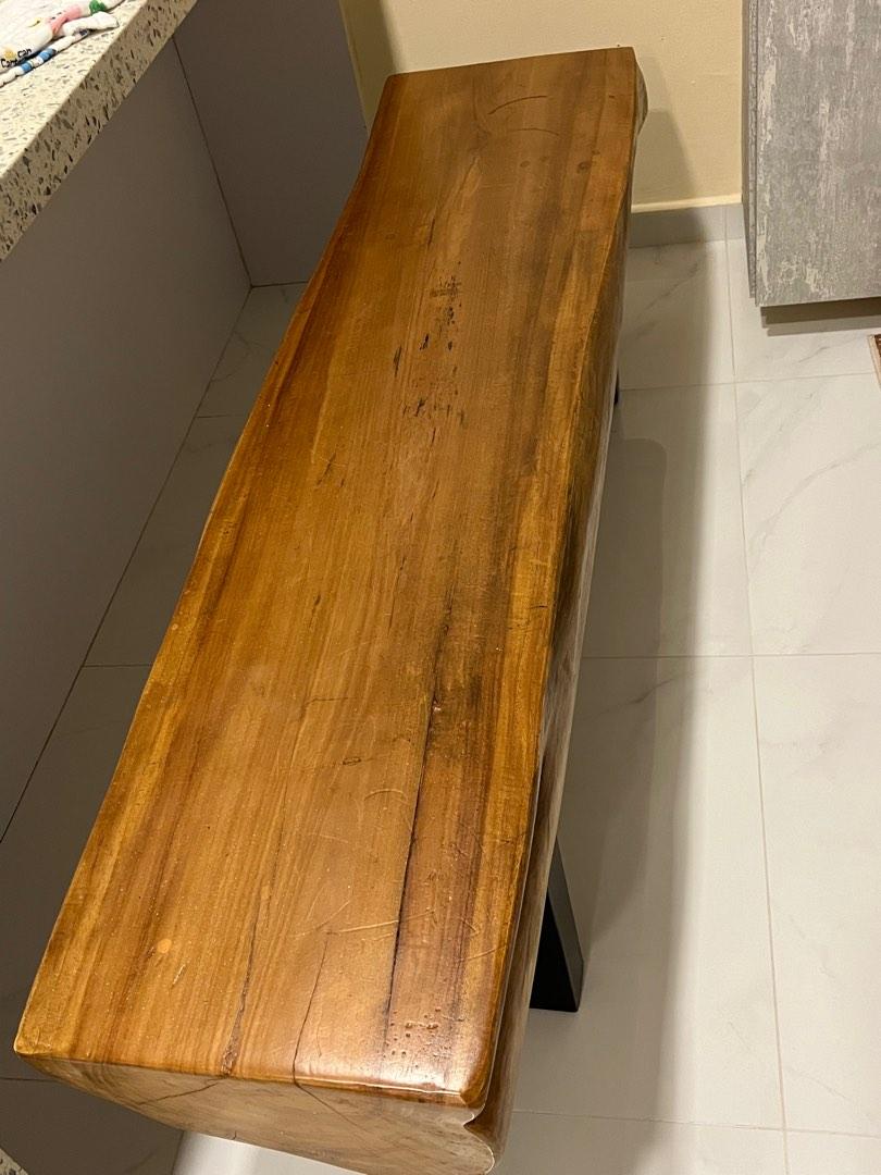 Solid Timber Bench, Furniture & Home Living, Furniture, Other Home ...