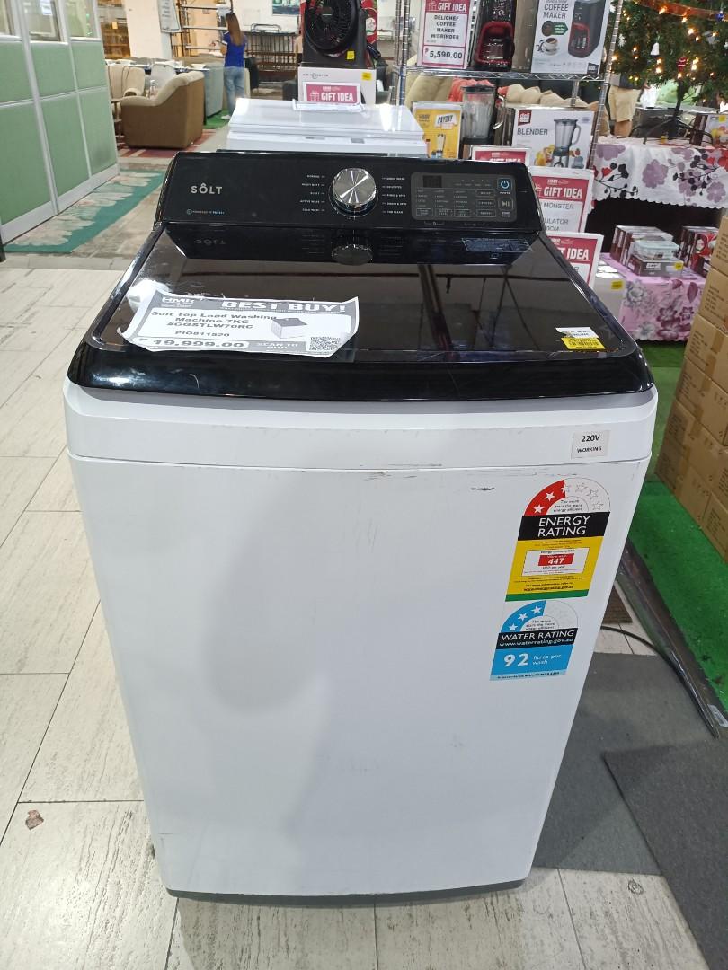solt top load washing machine 7kg as is, TV & Home Appliances, Washing ...