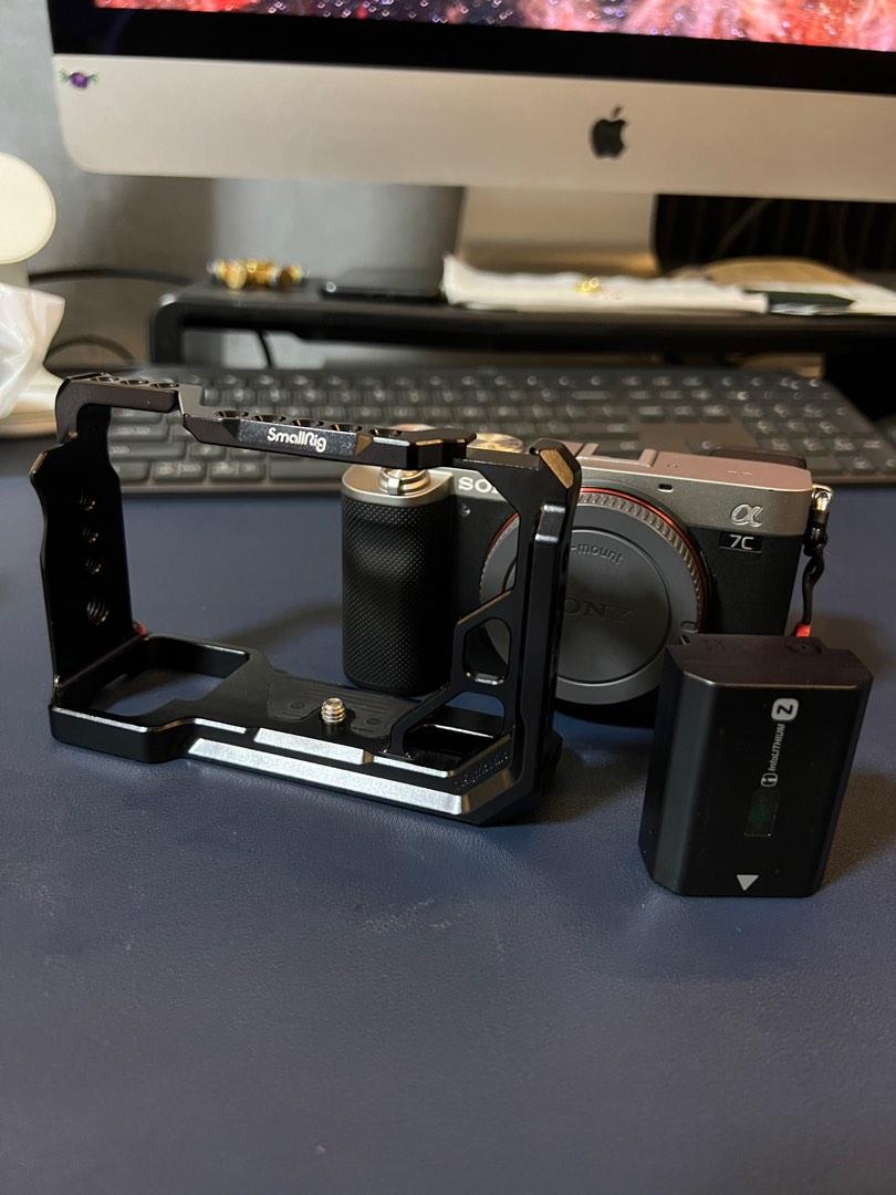 Sony A7C (Body) with SmallRig Cage, Photography, Cameras on Carousell