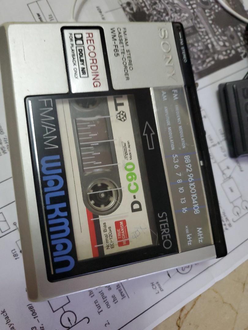 SONY WM-F65 cassette walkman, 音響器材, 錄音機 - Carousell