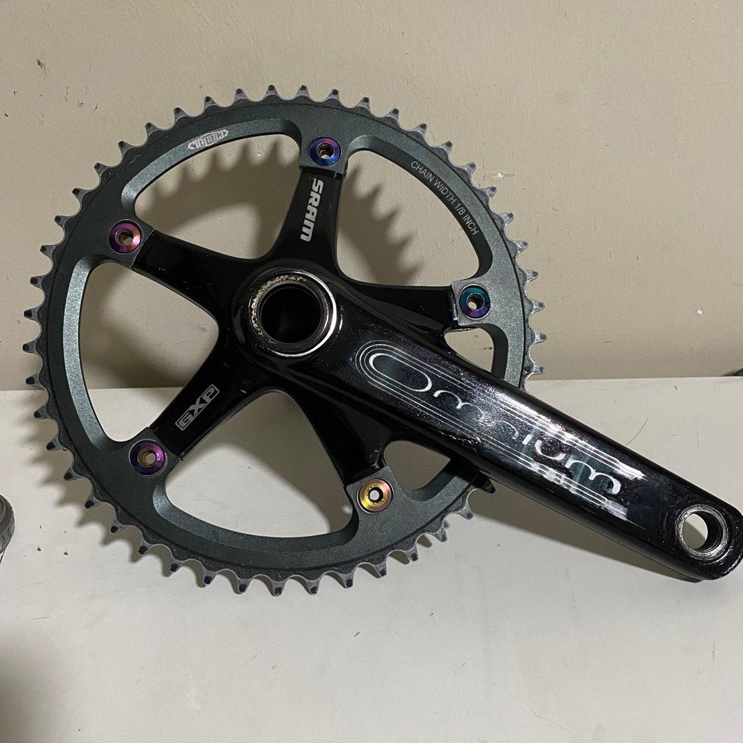 Sram omnium track crankset 48T 144bcd, Sports Equipment, Bicycles ...