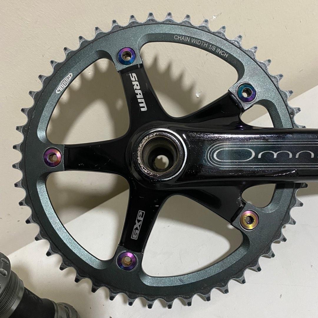 Sram omnium track crankset 48T 144bcd, Sports Equipment, Bicycles ...