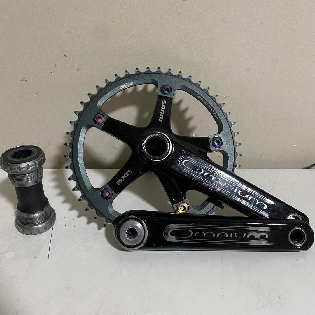 Sram omnium track crankset 48T 144bcd, Sports Equipment, Bicycles ...