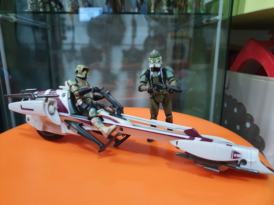 STAR WARS BARC SPEEDER/SCOUT SPEEDER Clone Trooper, Hobbies & Toys ...