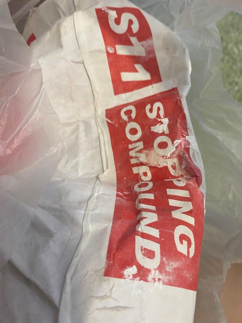 Stopping Compound, strong wall patch cement, Furniture & Home Living ...