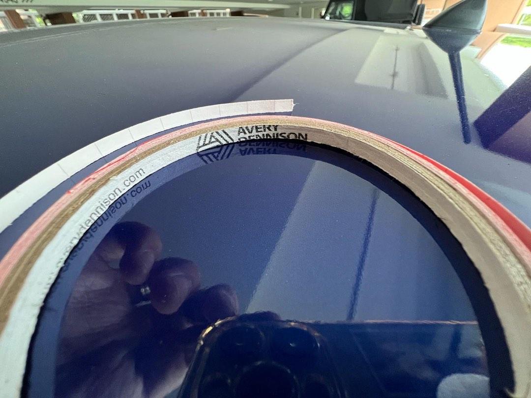 Subaru wrx sgt impreza sti hatch vinyl lining red wrap bumper lip wrap ...