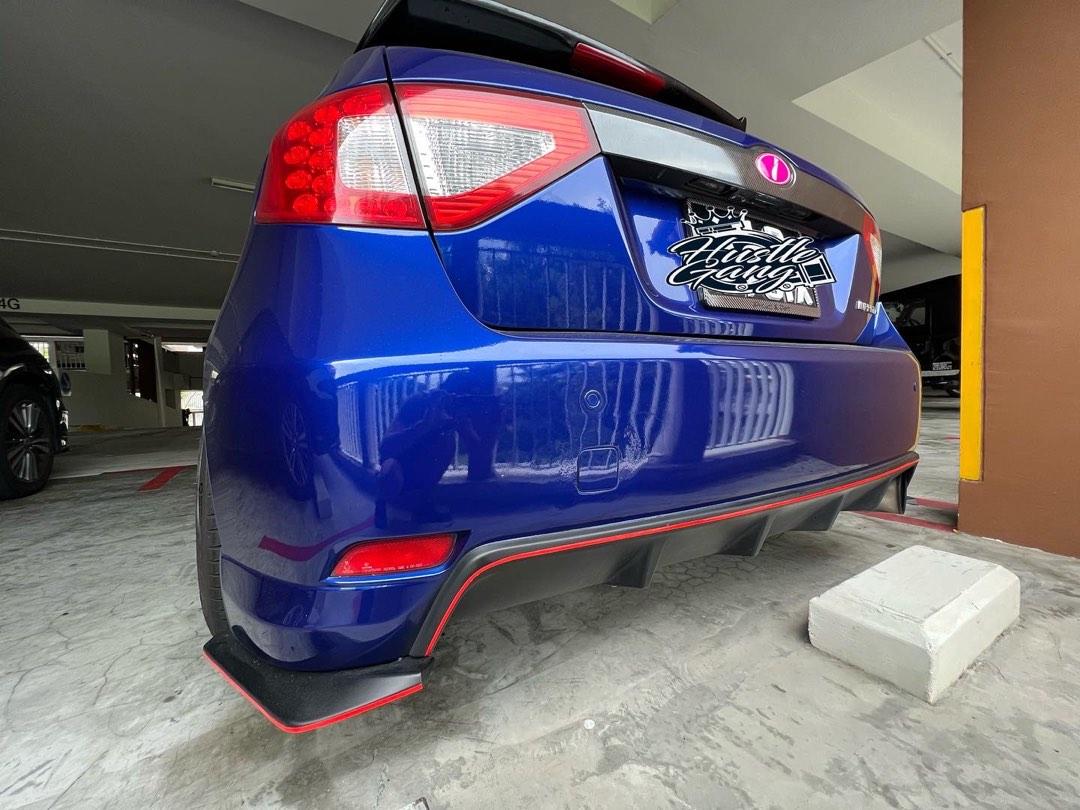 Subaru wrx sgt impreza sti hatch vinyl lining red wrap bumper lip wrap ...