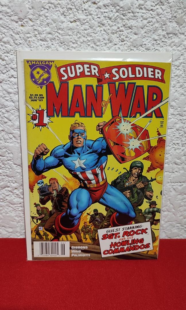 Super Soldier: Man of War #1 (Jun 1997, DC), Hobbies & Toys, Books ...