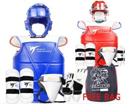 Taekwondo protective gears 10 in1 /TKD sparring gears KIDS/TKD shin ...