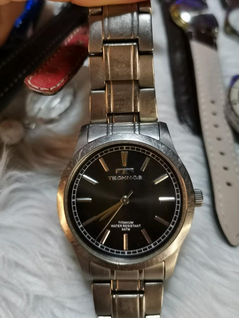 Technos quartz all titanium, Men's Fashion, Watches & Accessories ...