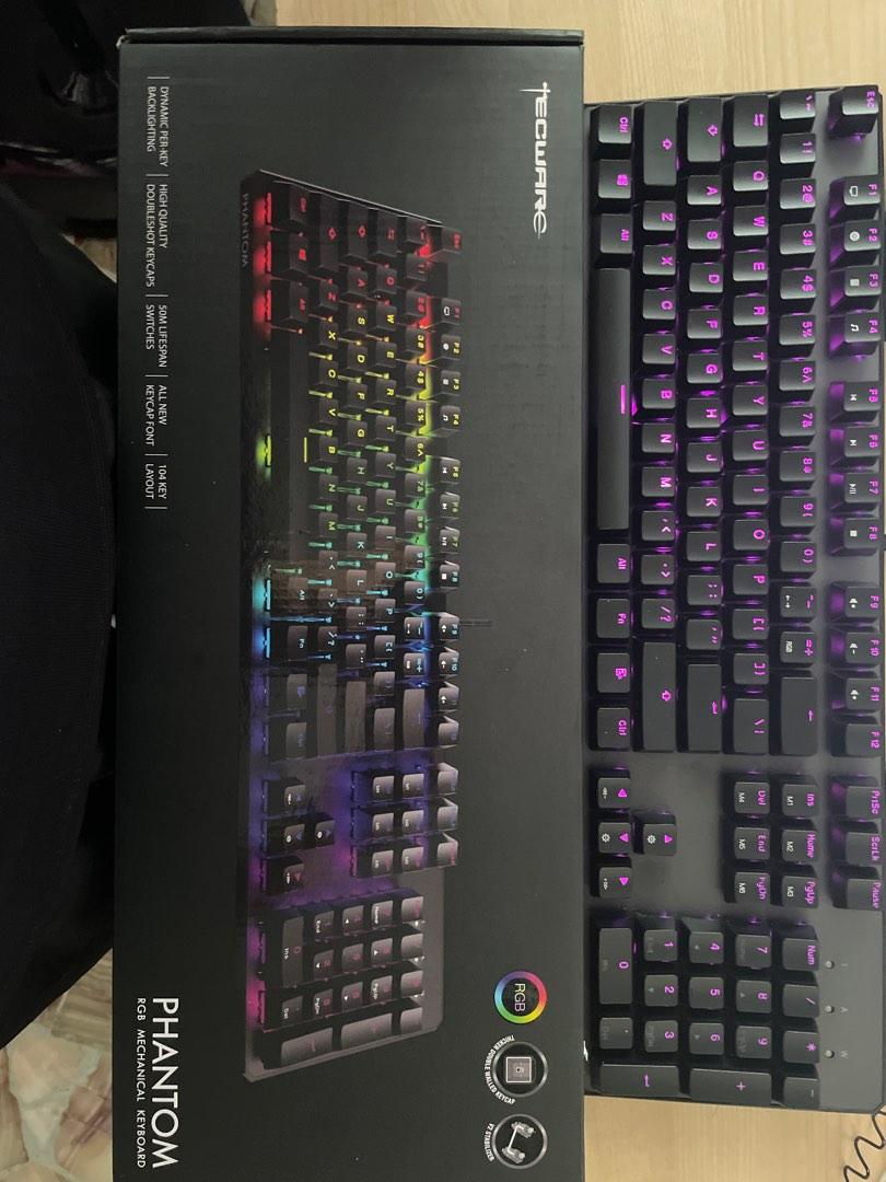 Techware phantom 104 RGB Mechanical Leyboard, Computers & Tech, Parts ...