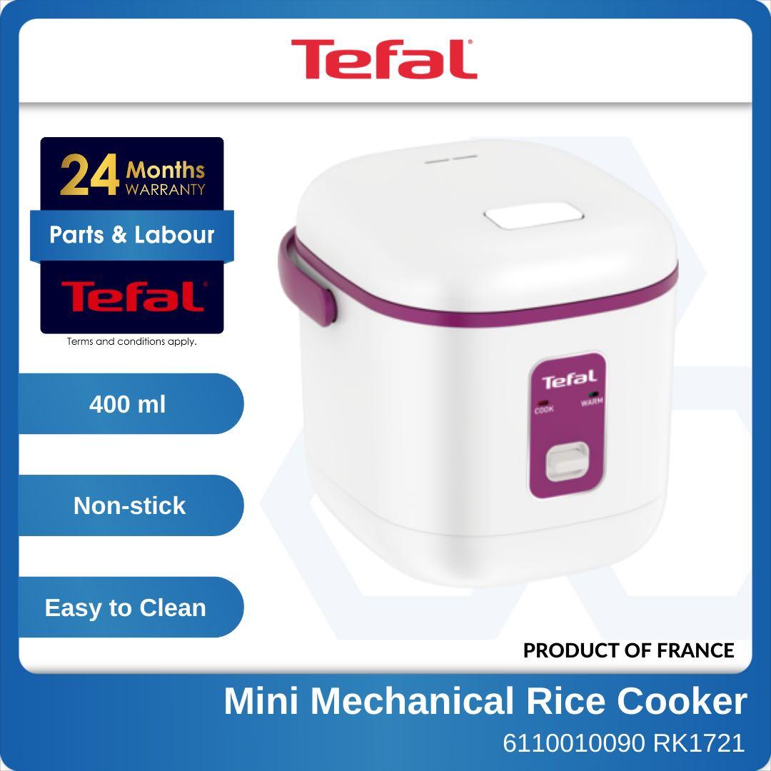 TEFAL Mini Rice Cooker 0.4L/2 cups, TV & Home Appliances, Kitchen ...