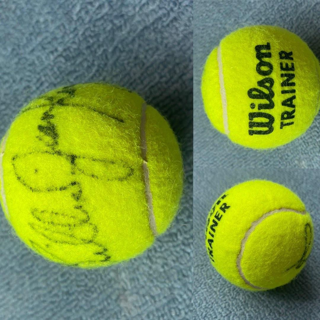 [Tennis Ball] Autographed Billie Jean King Tennis Ball collection ...