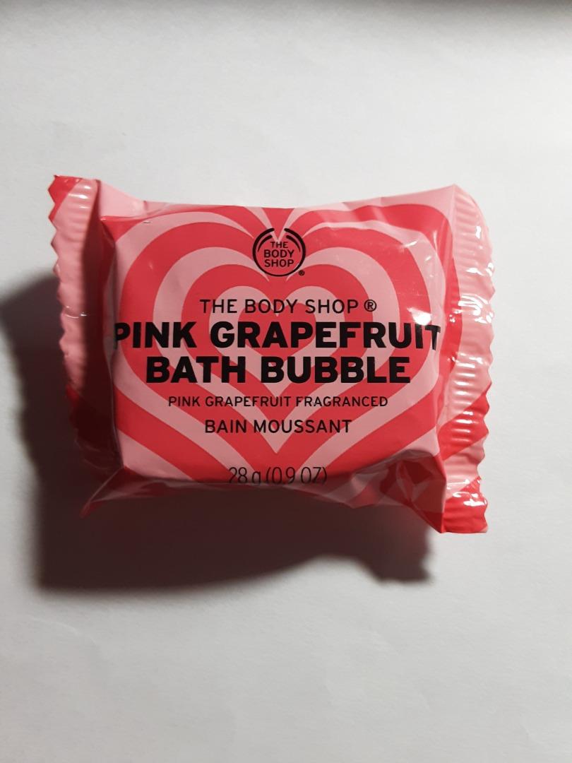 pink grapefruit bath bubble