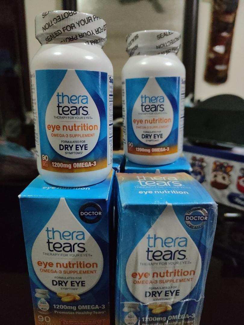 Thera Tears x 4 Bottles 90 tabs each, Health & Nutrition, Health ...