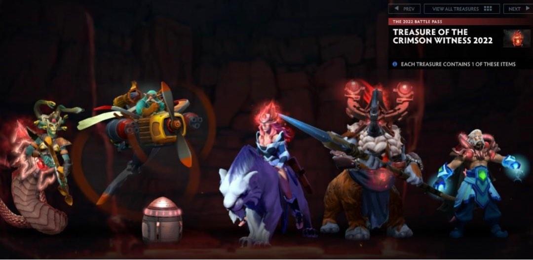 TI11 Dota 2 Treasure of the Crimson Witness 2022, Video Gaming, Gaming ...