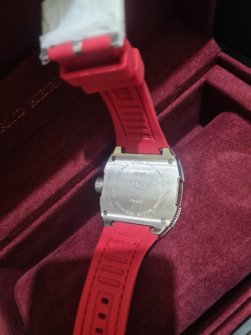 Tomaz AK47 TW032-D13 (25 out of 50) (Silver/Red) Red Leather with ...