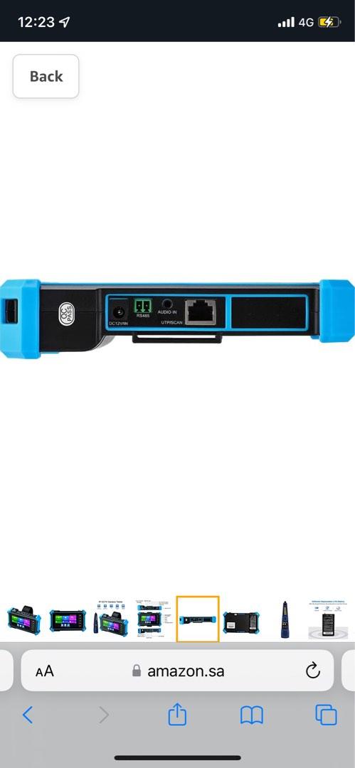 TOMLOV 4k 5 inch 8MP IPC Camera cctv Tester AHD CVI TVI CVBS Analog ...