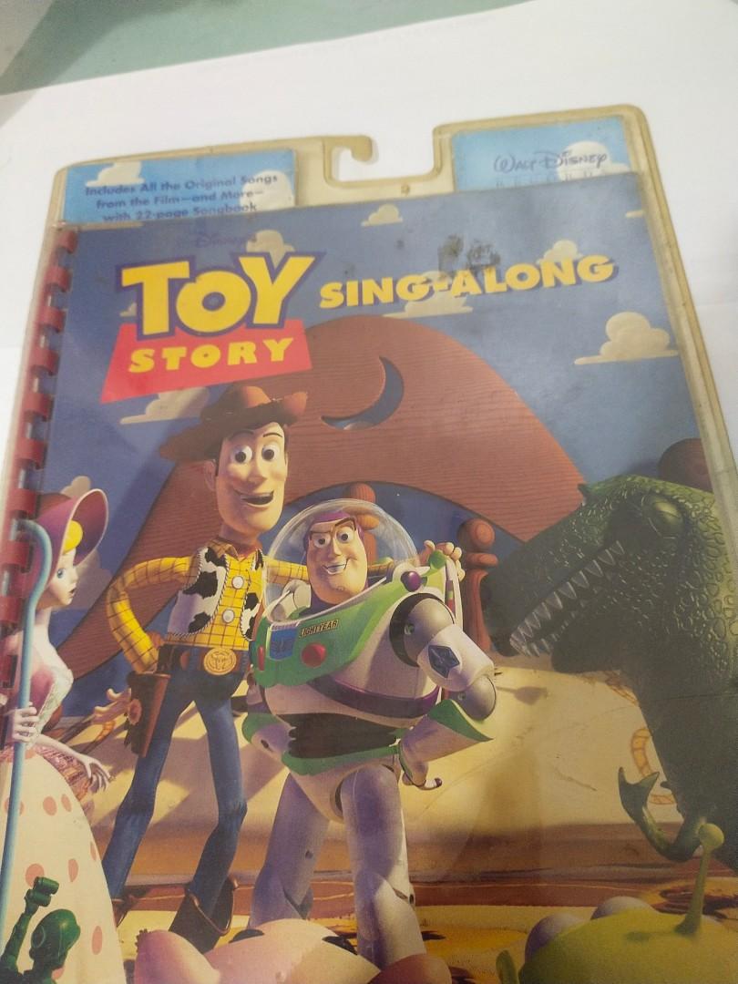 Toy Story 1 Sing-Along Songbook & Audio Cassette tape/1996/USA, Hobbies ...