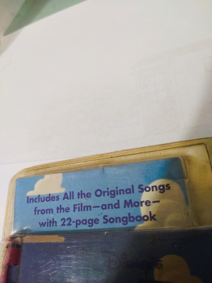 Toy Story 1 Sing-Along Songbook & Audio Cassette tape/1996/USA, Hobbies ...