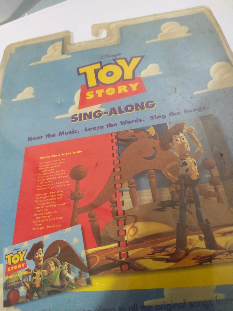Toy Story 1 Sing-Along Songbook & Audio Cassette tape/1996/USA, Hobbies ...