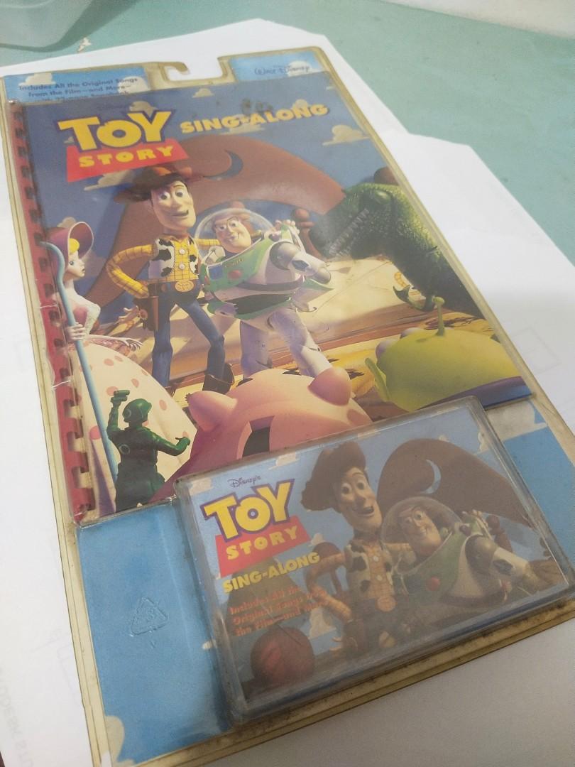 Toy Story 1 Sing-Along Songbook & Audio Cassette tape/1996/USA, Hobbies ...