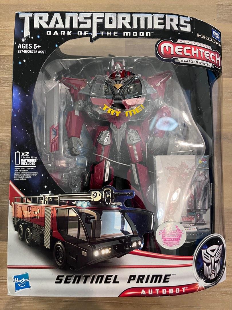 Transformers Movie DOTM Sentinel Prime Leader Class Mechtech Takara ...