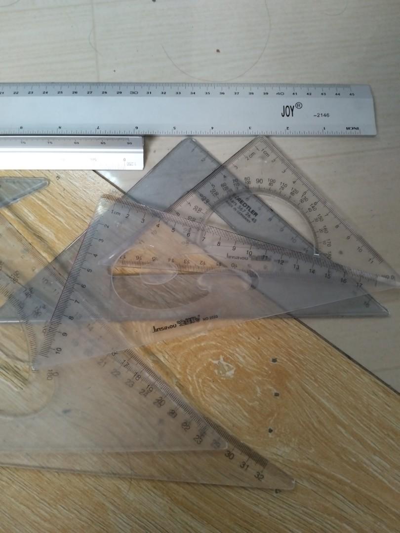 Triangle Ruler Metric Scale Bundle for Architecture Engineering ...