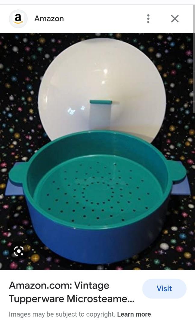 Tupperware Microsteamer 3 pc Set Microwave Steamer Rice Cooker ...