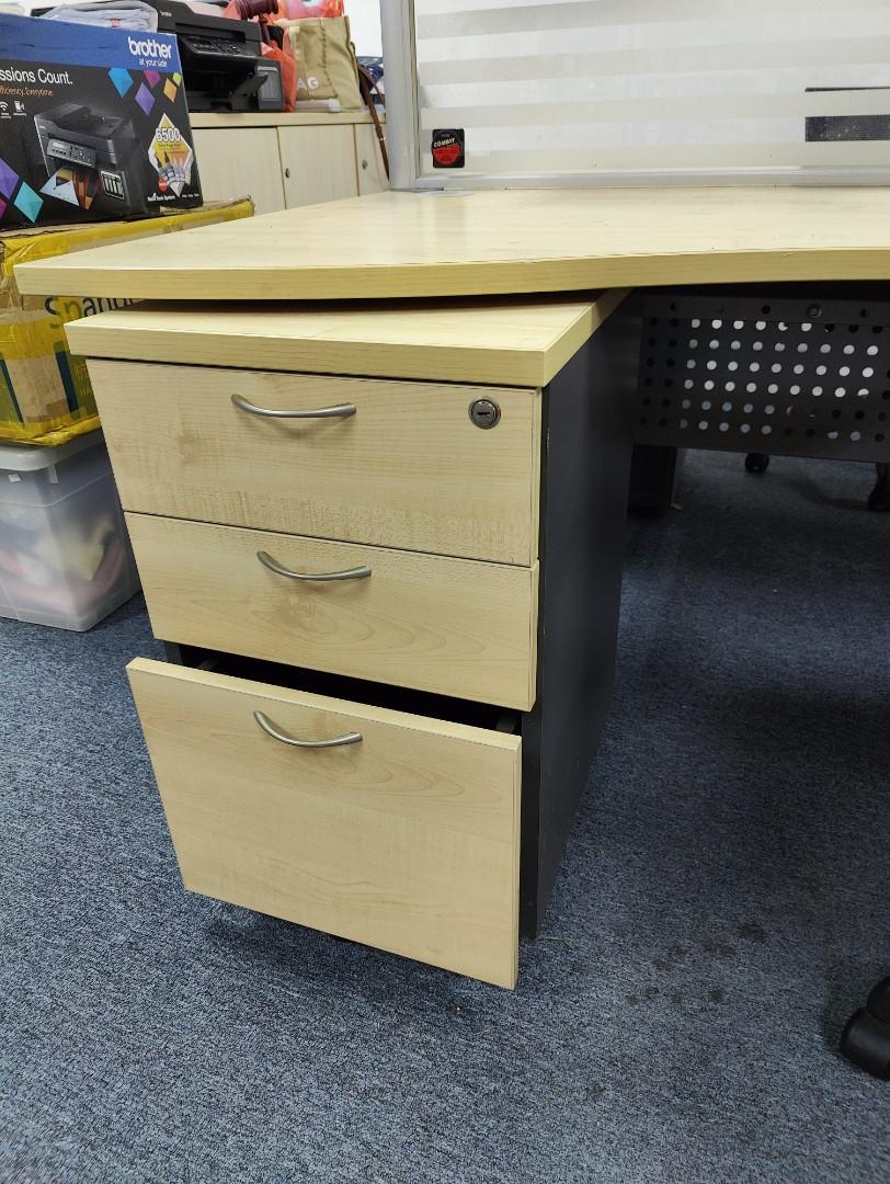 Twin Office Table Set, Furniture & Home Living, Furniture, Tables ...