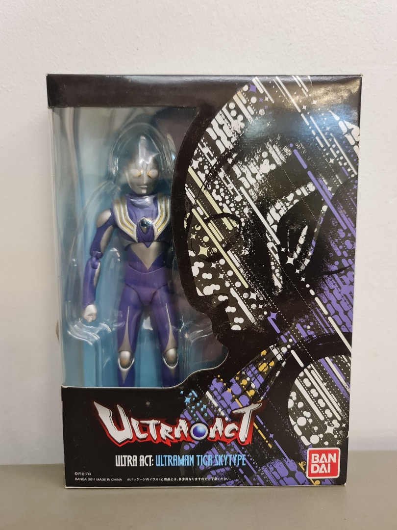 Ultra Act Ultraman Tiga Skytype, Hobbies & Toys, Toys & Games on Carousell