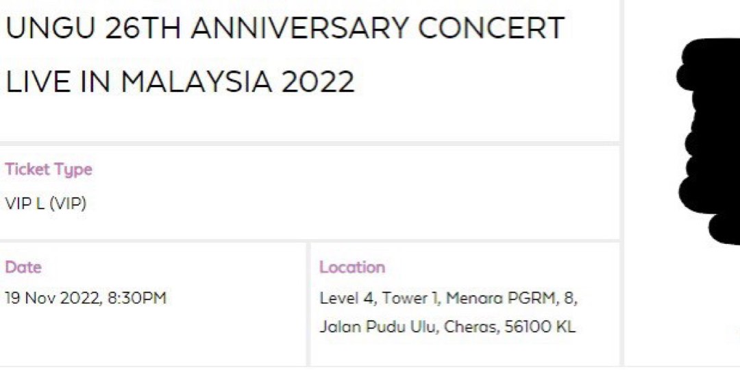 Ungu 26th concert LIVE in Malaysia 2022, Tickets & Vouchers, Event ...