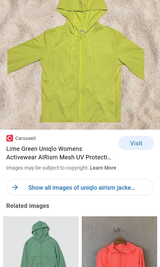 Uniqlo airism neon green jacket, Women's Fashion, Coats, Jackets and ...
