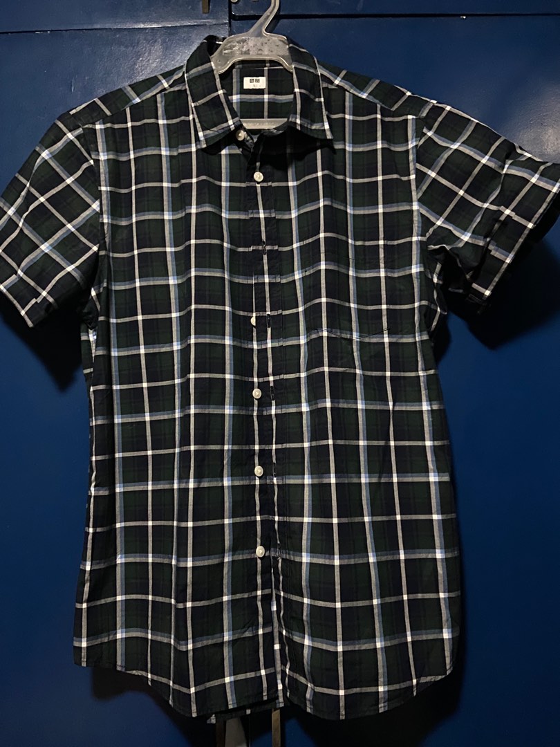 UNIQLO CHECKERED POLO, Men's Fashion, Tops & Sets, Tshirts & Polo ...