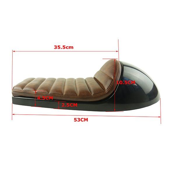 Universal Cafe racer single seater modification hump seat cushion rider ...