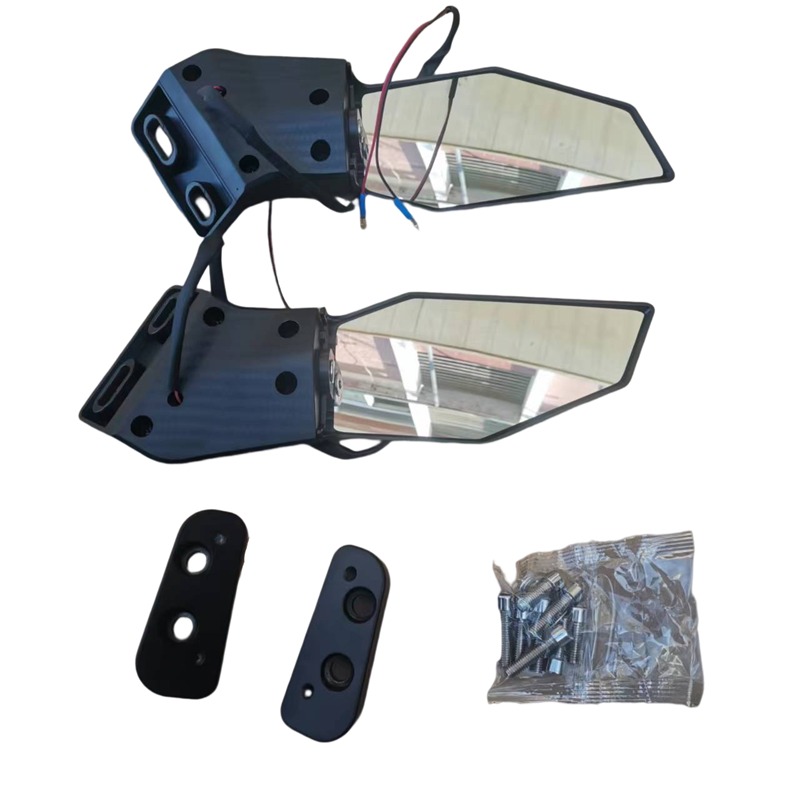 Universal mirror winglet sports bike motorbike spoilers spoiler ...