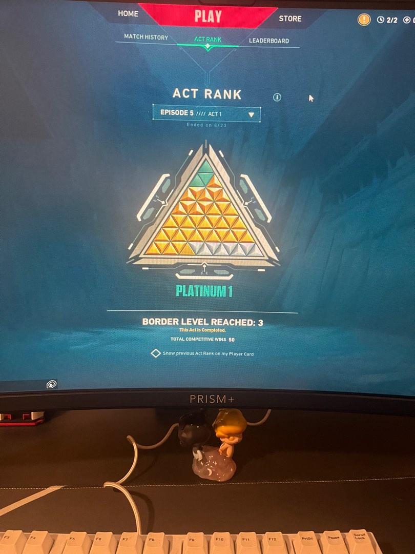 Valorant Account (Plat 1), Video Gaming, Gaming Accessories, In-Game ...