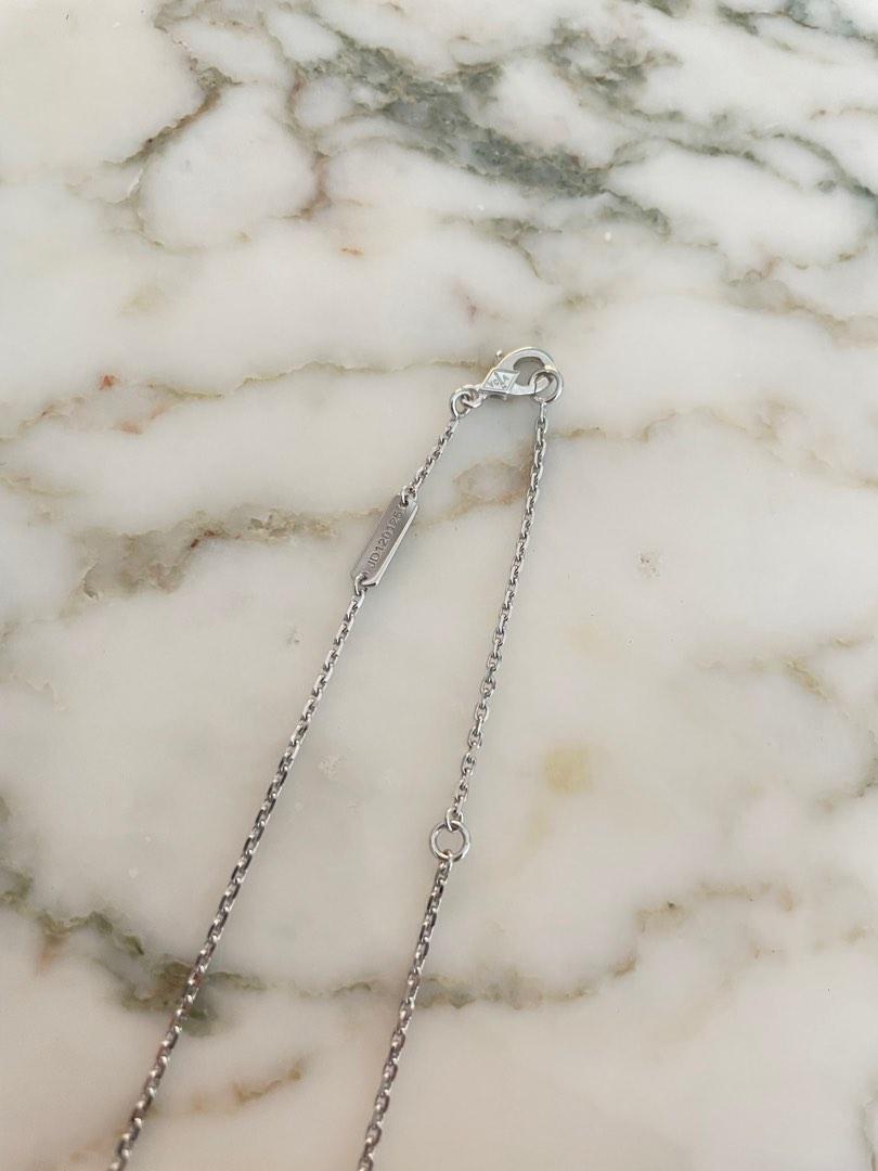 Van cleef & arpels VCA chalcedony vintage alhambra pendant necklace ...