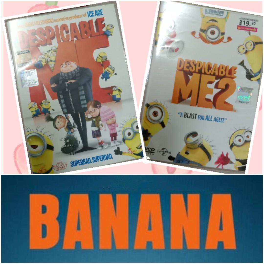 VCD DESPICABLE ME ANIMATION CARTOON MOVIE (Combo 2 album), Hobbies ...