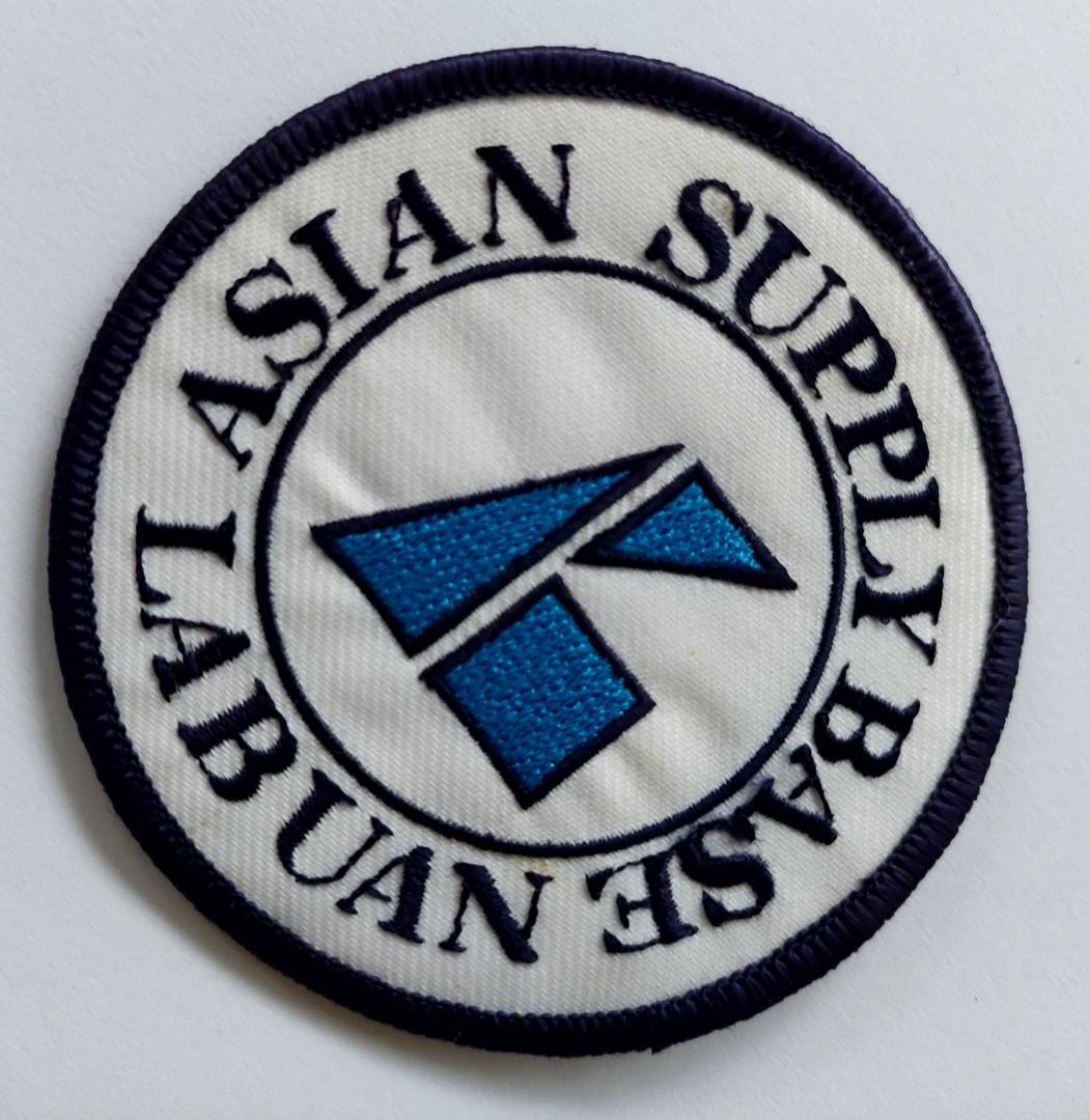 Vintage, 90s Patch, Asian Supply Base Labuan Logo, Hobbies & Toys ...