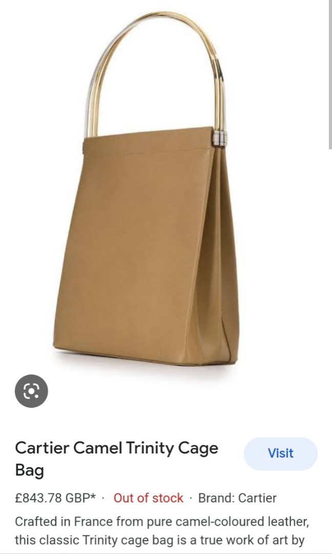 Vintage Cartier Trinity Cage Bag, Luxury, Bags & Wallets on Carousell