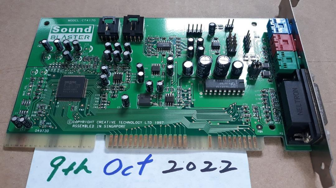 Vintage ISA Sound card, Computers & Tech, Parts & Accessories, Computer ...