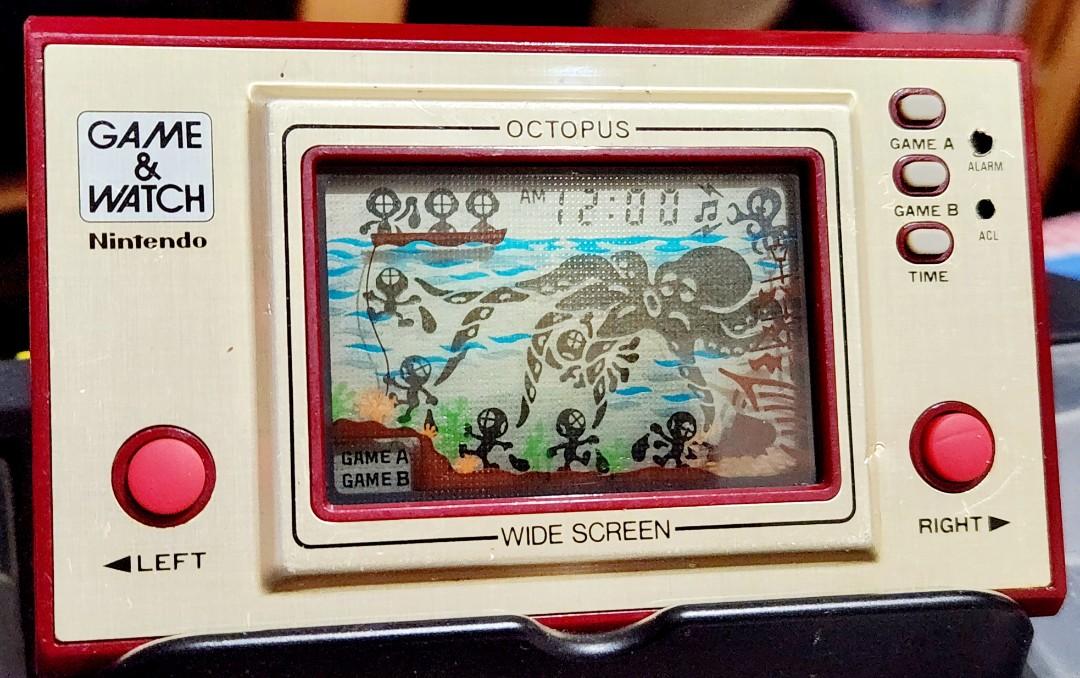 Vintage Nintendo Game & Watch widescreen - Octopus - 1981, Hobbies ...