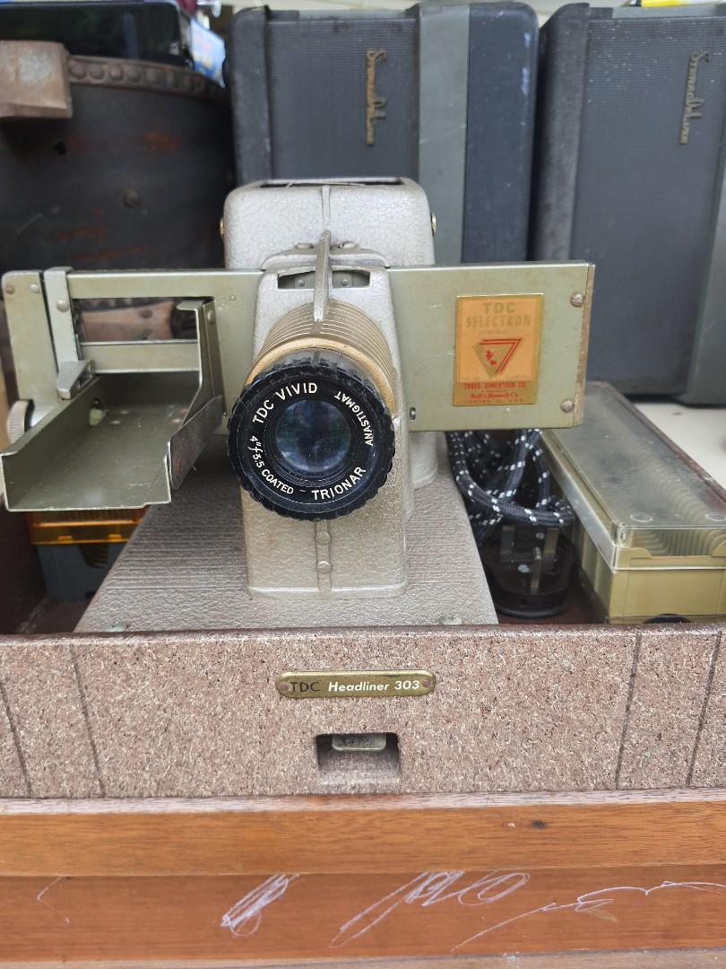 Vintage TDC Selectron Semimatic Slide Projector, Hobbies & Toys ...