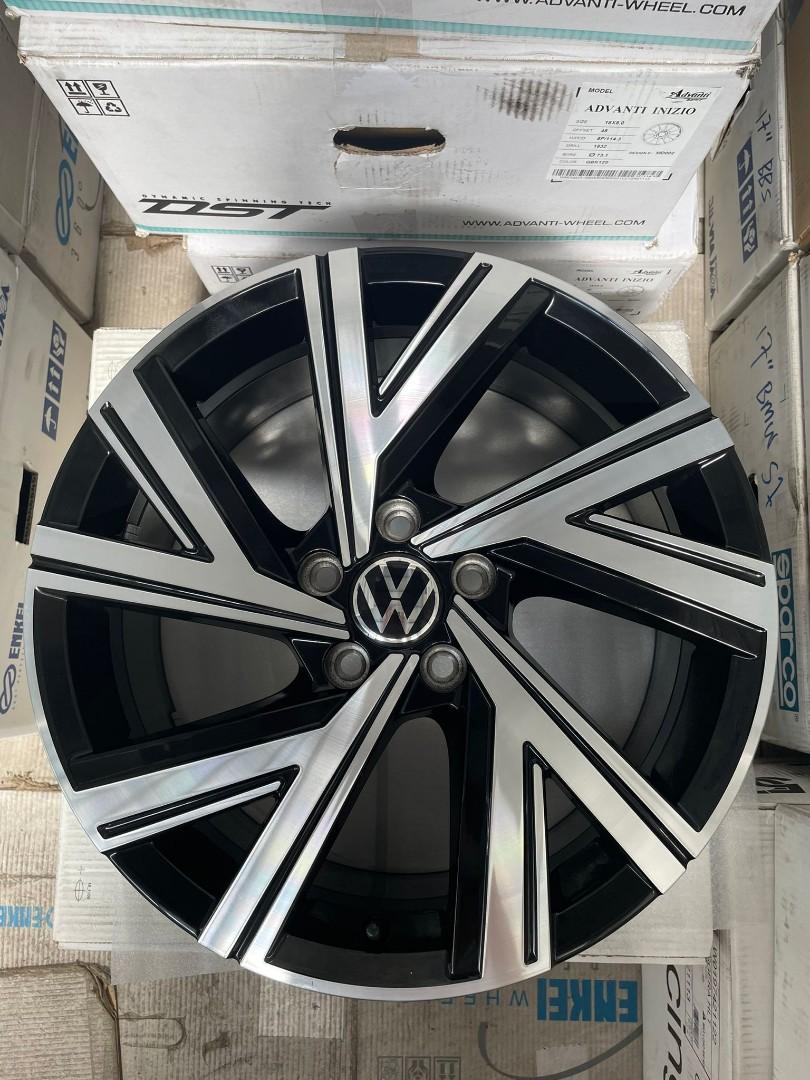 VW Golf 18" rims, Car Accessories, Tyres & Rims on Carousell