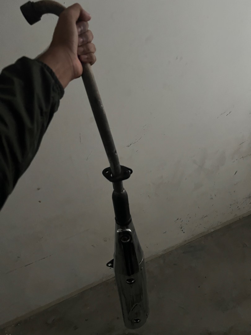 Wave 125 stock exhaust full system., Motorcycles, Motorcycle ...