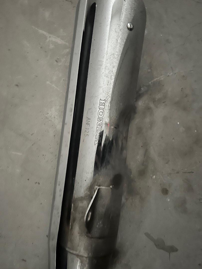 Wave 125 stock exhaust full system., Motorcycles, Motorcycle ...