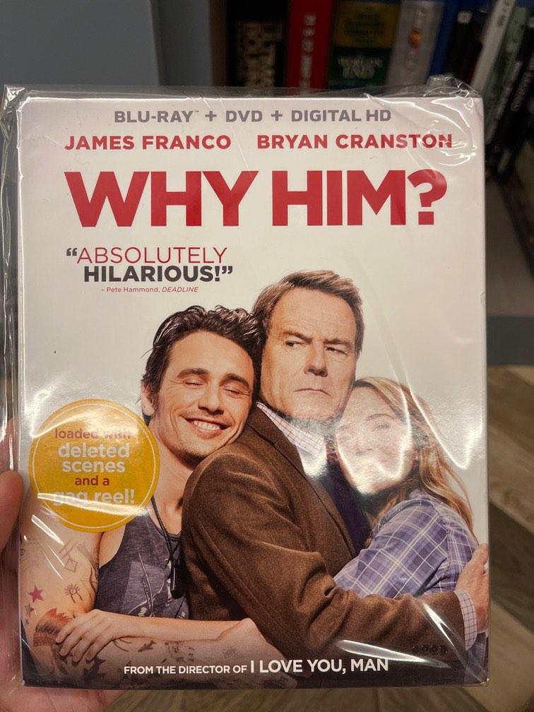Why Him? Blu ray, Hobbies & Toys, Music & Media, CDs & DVDs on Carousell