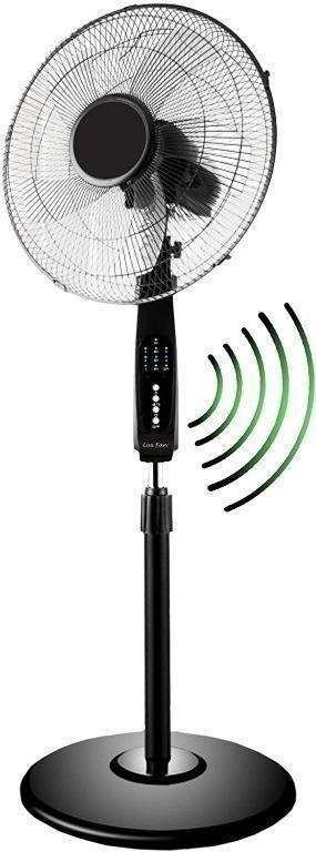 X4601 16INCH Black VOICE ACTIVATED Standing Fan - Smart Cooling Fan, 16 ...