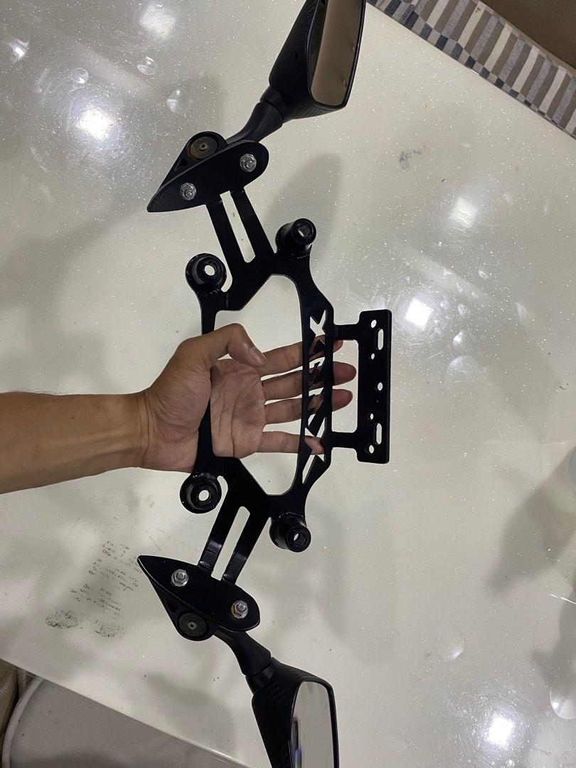 XMAX Side Mirror Bracket, Motorcycles, Motorcycle Accessories on Carousell